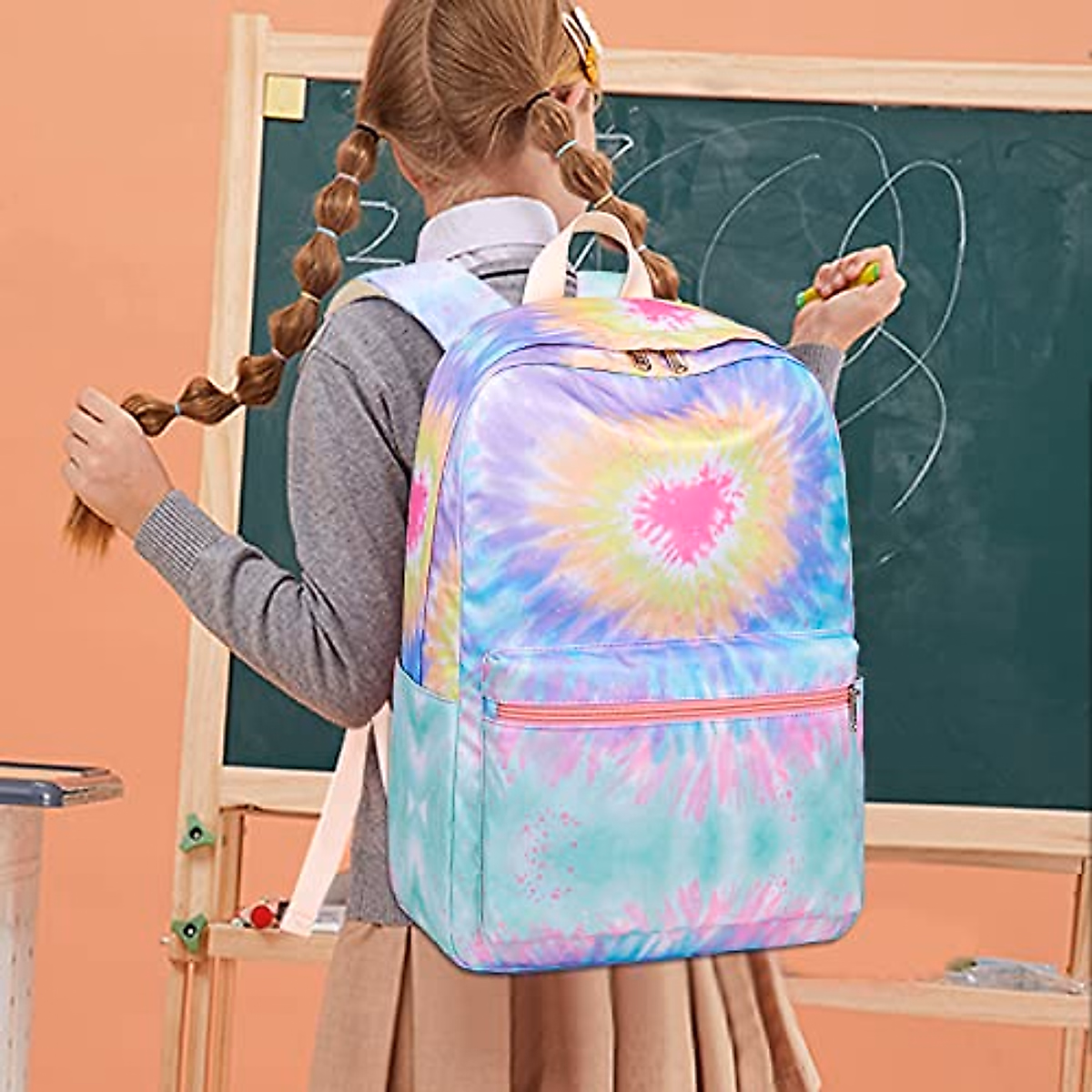 CAMTOP Girls Backpack with Lunch Box set Teen Backpack for School Bookbag