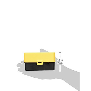 Plano Shot Shell Box 20 Gauge, Black, Plastic Ammo Storage Crate, Shotgun Shell Case Can, Small Ammo Box with Dependable Closures and Deep Individual Slots, Holds Up to 25 Rounds