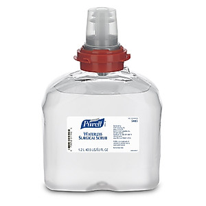 PURELL TFX Waterless Surgical Scrub, 1200 mL Scrub Refill for PURELL TFX Touch-Free Dispenser (Case of 4) - 5485-04