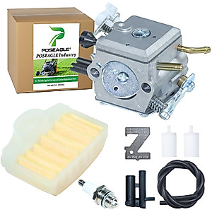 POSEAGLE 503281801 Carburetor with 575269103 Air Filter Assembly for Husqvarna 362 365 371 372 Chainsaw Replaces Husqvarna 5032818-01 5032832-03 503281801 503283203 Hd-12B