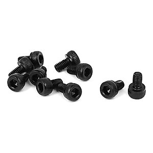 30 Pcs M3-0.5 x 5mm Hex Socket Head Cap Screws, 12.9 Grade Alloy Steel, Allen Socket Drive, Black Oxide Finish, Machine Thread，Full Thread （30 Pcs M3-0.5 x 5mm）