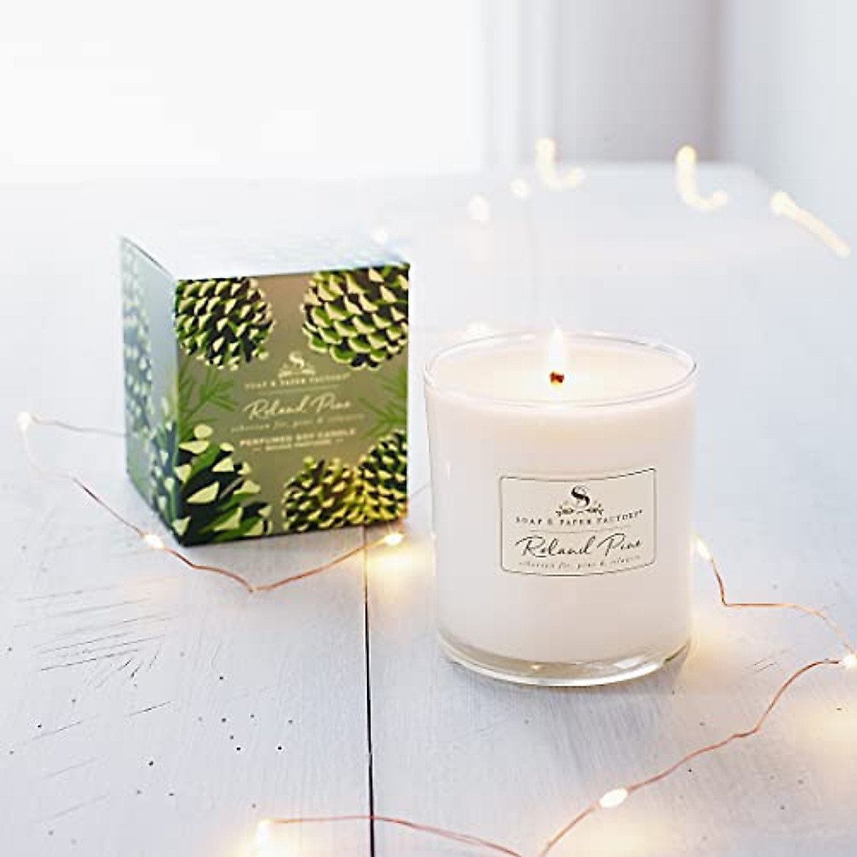 Soap & Paper Factory Roland Pine 9.5 oz Large Soy Candle