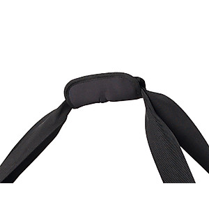 Athletico Diamond Trail Padded Ski Bag - Single Ski Travel Bag to Transport Skis (Black, 170cm)