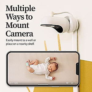 Owlet Dream Duo 2 Smart Baby Monitor - 1080p HD Video Baby Monitor with Dream Sock - Baby Foot Monitor and Sensor Tracks Heartbeat and Oxygen Levels in Infants and Newborns