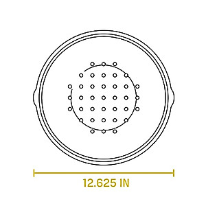 Lodge L10SC3 Cast Iron Lid,12-inch