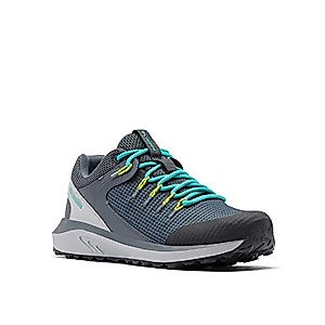 Columbia Womens Trailstorm Hiking Shoe, Graphite/Dolphin, 8 US