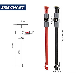 Puncture Probe Wire Piercing Test Clip 2PCS P5010 Automotive Test Cable Kit Auto Car Repairing Multimeter Testing Tool