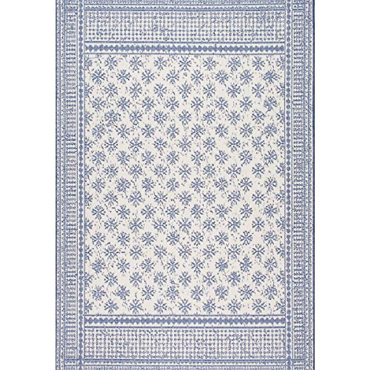 nuLOOM Jardine De Millefleurs Indoor/Outdoor Area Rug, 6' x 9', Blue