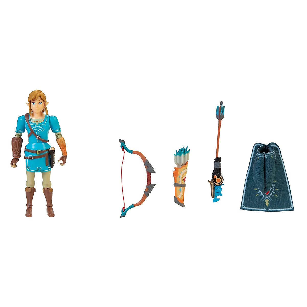 The Legend of Zelda Breath of The Wild Link Exclusive Action Figure [Tunic, Bow, Arrow & Quiver]