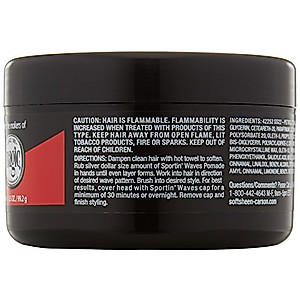 SoftSheen-Carson Sportin' Waves Gel Pomade with Wavitrol III, 3.5 oz