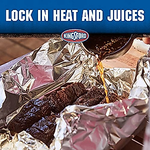 Kingsford Extra Wide Aluminum Foil, 100 Square Feet | Strong and Heavy Duty Aluminum Foil for Grilling, Baking, Roasting, and Food Storage | Kingsford Foil