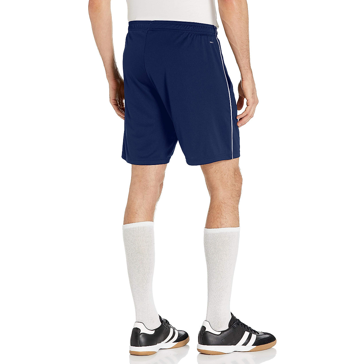 adidas Men's Core 18 Training Shorts, Dark Blue/White, Small