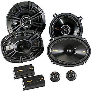 KICKER for Dodge Ram Truck 1994-2011 Speaker Bundle - CS 6x9 Component Speakers, and CS 5.25" coaxial Speakers.