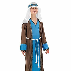 fun shack Kids Joseph Costume Kids, Boys Joseph Costume For Boys, St Joseph Costume for Kids, Saint Joseph Costume Kids, Small