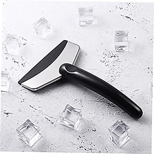 Yardwe 18 PCS Stainless Steel Snow Shovel Stainless Spatula Stainless Steel Scraper car Window Squeegee Snow Brush for car Auto Windshield Snowbrush car ice Scraper Frost Removal Shovel