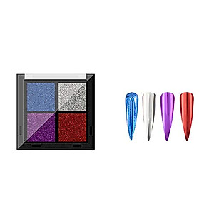 Pearl for Nails Mix Decoration Nail Acrylic Art for D^ust Glitter Set Colors Tips Powder
