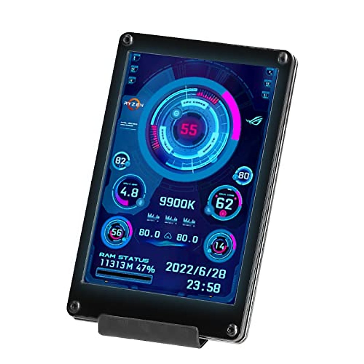 XIXIAN 3.5 Inch IPS LCD Monitor Display Computers Monitor CPU GPU Monitoring Sub-Screen Support Wins Linux System