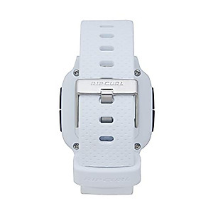 Rip Curl Men's Quartz Sport Watch with Silicone Strap, White, 22 (Model: A1139GWHI1SZ)
