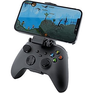 Bionik Game Clutch for Xbox Series XS Controllers: Mobile Gaming Phone Clip, Adjustable Clamp, Up to 3.6 Inches Wide