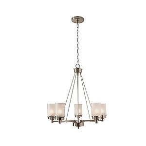 Hampton Bay 5-Light Brushed Nickel Chandelier