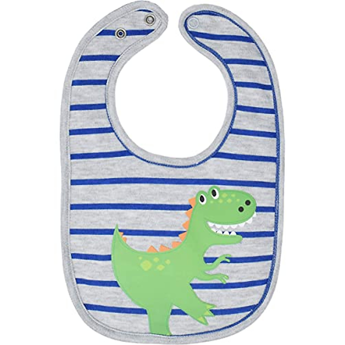 Funstuff Baby Boys 5 Pack Bibs Lion Panda Dinosaur Tiger Shark Infant