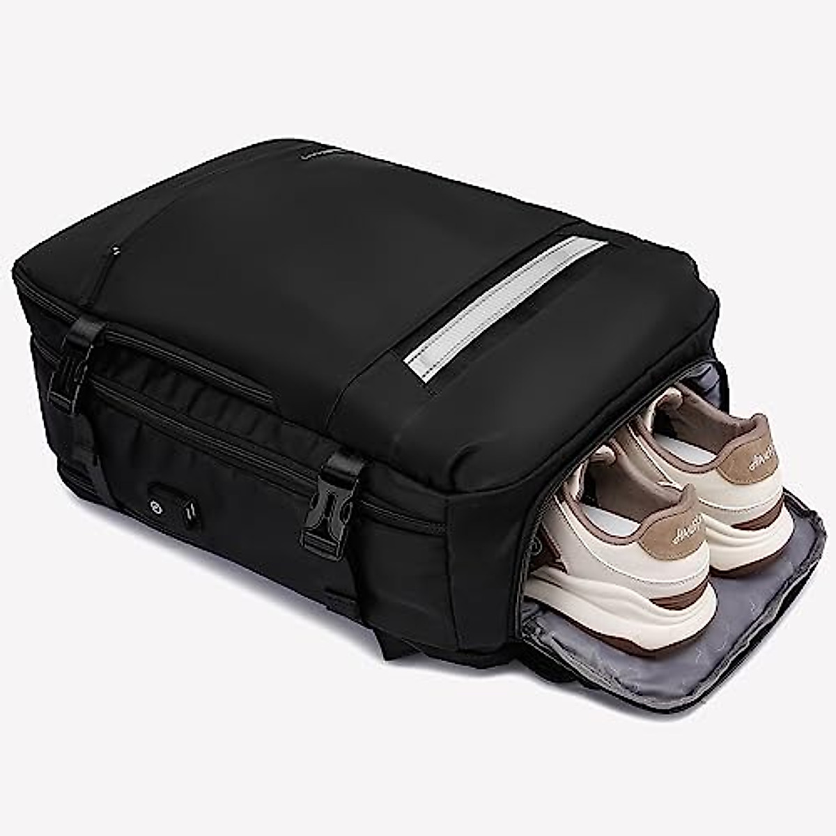 Lyweem Travel Laptop Backpack for Women 17.3 Inch Large College Carry On Casual Backpack Flight Approved Cute Aesthetics Daypack for Teen Girl with USB charging Port, Wet Pocket and Shoes Compartment