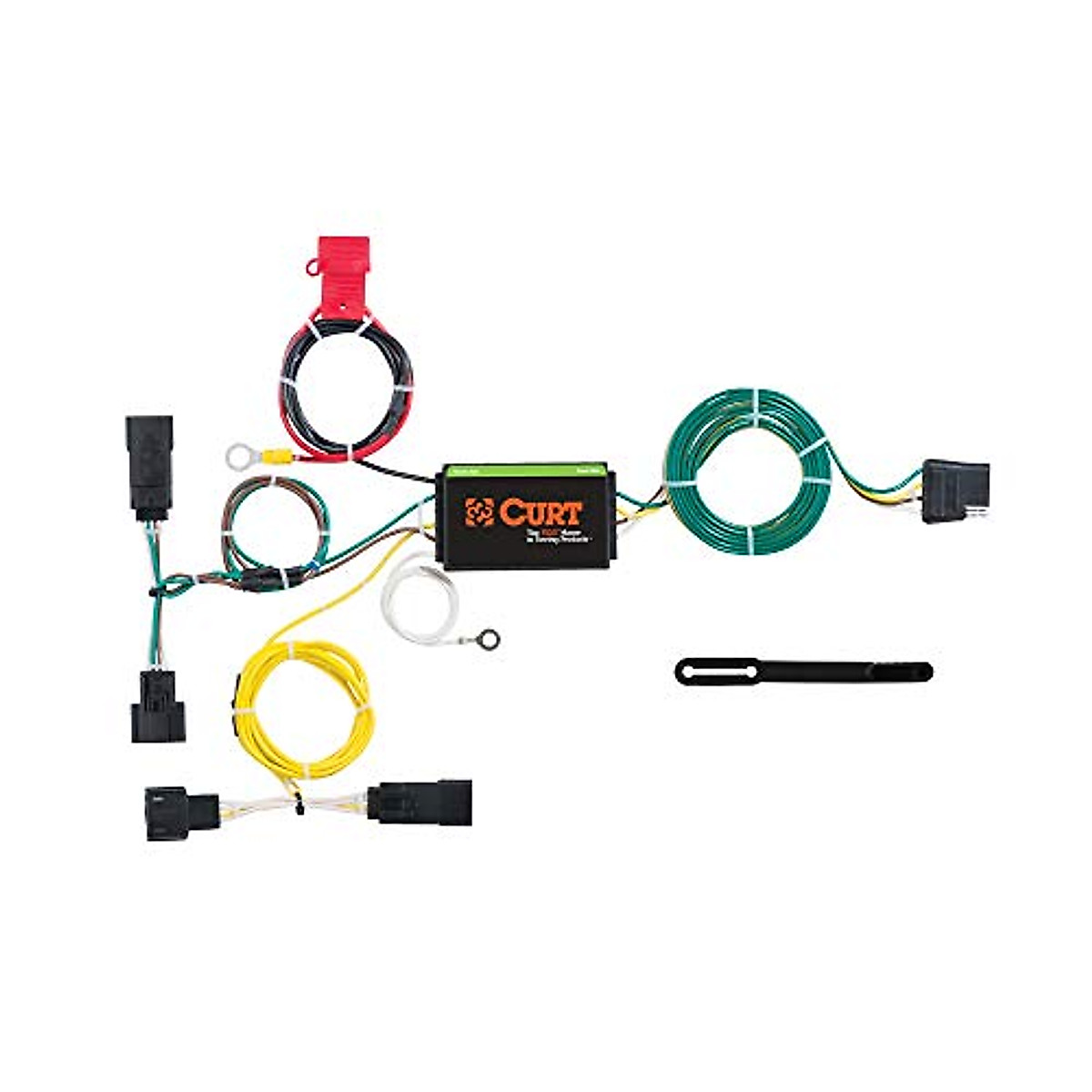 CURT 56234 Vehicle-Side Custom 4-Pin Trailer Wiring Harness, Fits Select Dodge Charger