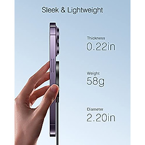 iXular Magnetic Wireless Charger 15W Compatible with Mag-Safe Charger for iPhone 15 14 Pro Max Plus/13 Pro Max Mini/12,Magnetic Wireless Charging Pad for Airpods 3/2/Pro,Mag Safe Charger (1 Pack)