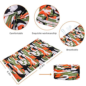 Uneam Men's Standard Balaclava, Camouflage(6 Pack), 5 1/8