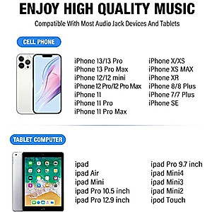 2 Pack iPhone Earbuds Wired Lightning Headphones [Apple MFi Certified] Built-in Microphone & Volume Control in-Ear Stereo Headset Compatible with iPhone 14/13/12/11 Pro Max/Xs Max/X/XR/7/8Plus-All iOS