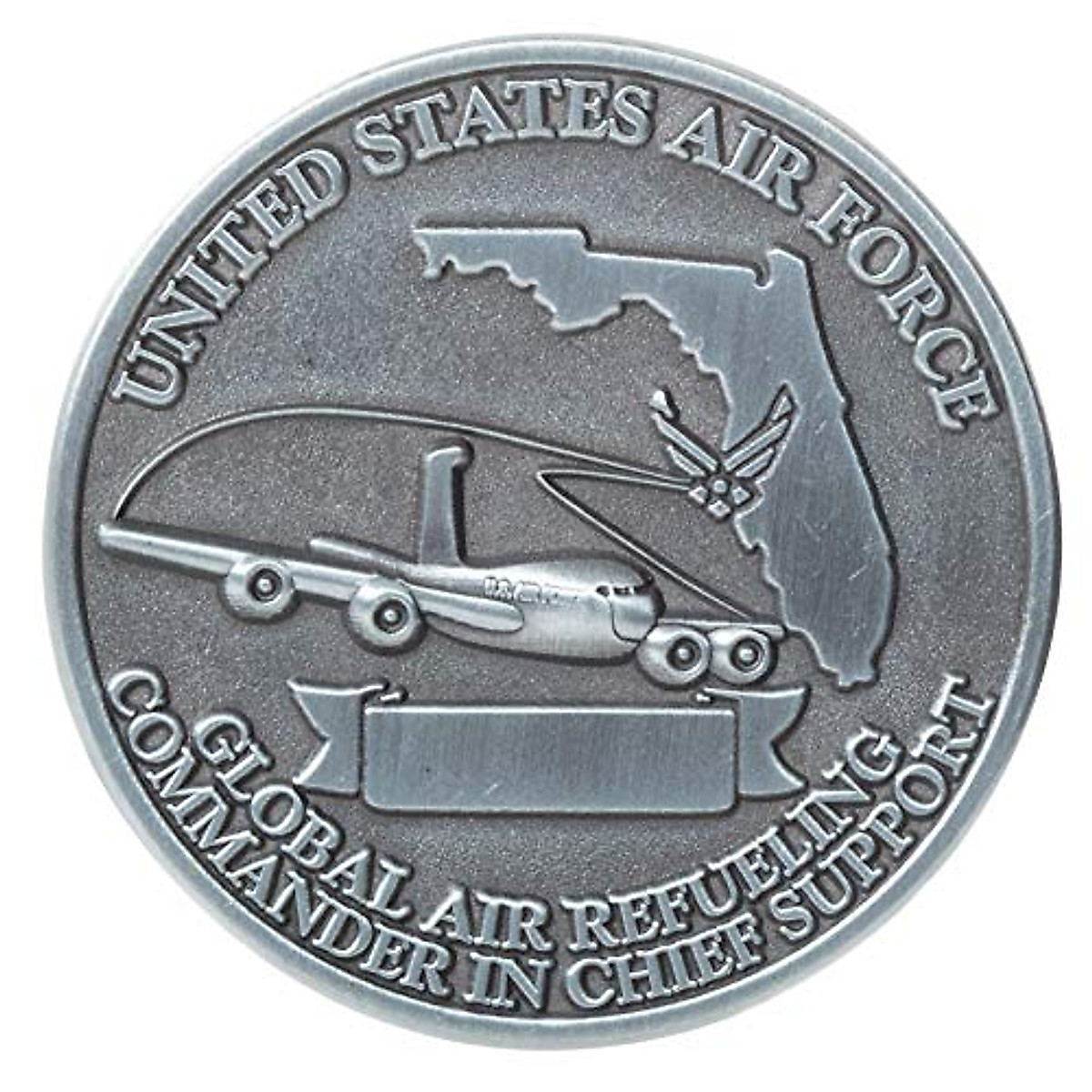 United States Air Force USAF MacDill Air Force Base AFB Global Air Refueling Combatant Commander Support Tampa Florida Challenge Coin