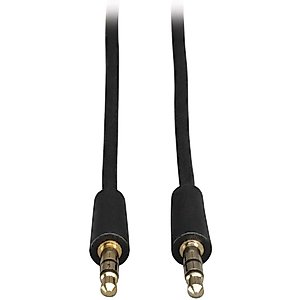 Tripp Lite 3.5mm Mini Stereo Audio Cable for Microphones, Speakers and Headphones (M/M) 25-ft.(P312-025)