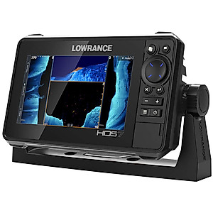 Lowrance HDS-7 LIVE - 7-inch Fish Finder with Active Imaging 3 In 1 Transducer with Smartphone Integration, Live Sonar Compatible, Preloaded C-MAP US Enhanced Mappin
