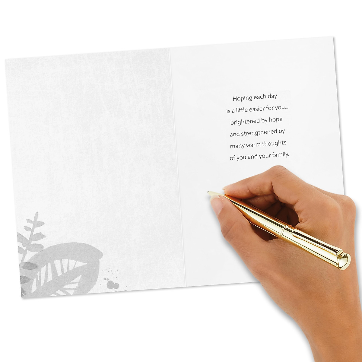 Hallmark Sympathy Card Assortment (16 Cards with Envelopes, 4 Designs) Minimalist Nature