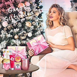 Jumway Gifts for Mom, Birthday Gifts for Women, Christmas Gifts Basket for Women, Her, Mom, Sister, Female, Best Friends, Coworker, Wife, Girlfriend, Daughter, Nurse, Cherry Blossom Spa Care Package