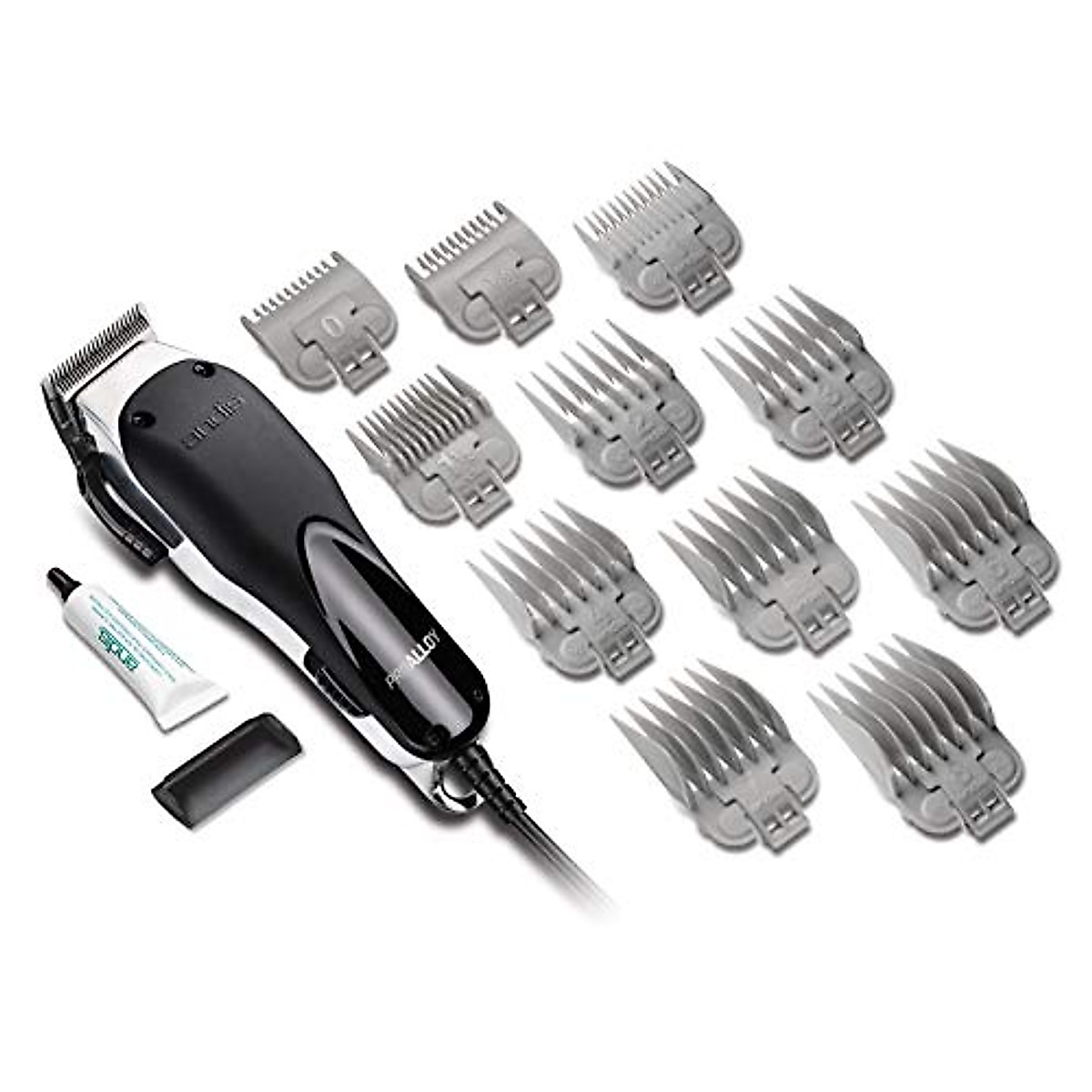 Andis 69100 ProAlloy Adjustable Blade Clipper, Whisper Quiet Performance, Extreme Temperature Reduction, Black/Chrome