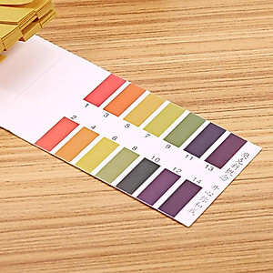 Test Paper, Fydun 1 Set of 80 Full Range 1-14 Test Paper Water Litmus Test Kit