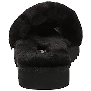 Koolaburra by UGG Women's Fuzz-AH Slipper, Black, 11