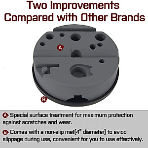 W WIREGEAR Punch Set Elite Tool Made of Solid Material Including Steel Punch and Hammer with Bench Block Ideal for Maintenance with Storage Case