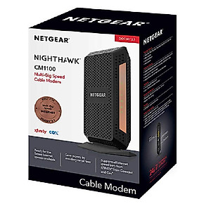 Netgear Nighthawk CM1100 DOCSIS 3.1 Cable Modem (Renewed)