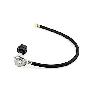 GrillPro 80012 24" Qcc1 Hose and Regulator, Black
