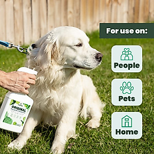 Cedarcide Original Bug Spray | Repel & Kill Fleas, Ticks, Mosquitoes, Mites, Ants & Chiggers | for use on People, Pets & Home | Natural Cedar Oil | Eco-Friendly | Quart