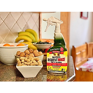 Nature's MACE 40oz Rodent Repellent Spray, Repel Mouse/Mice, Rats, Rodents, Indoor & Outdoor Spray Stops Rodent Damage in House, Car, RV, Storage, Attic, Garage, Stops Nesting & Wire Chewing
