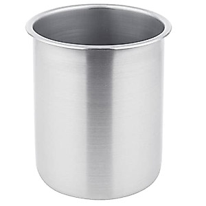 TrueCraftware – 3-1/2 Qt. Stainless Steel Bain Marie Pot -for Sauces Warmer and Soup Chafer Applicable to Catering Buffet Parties Banquets Commercial Use