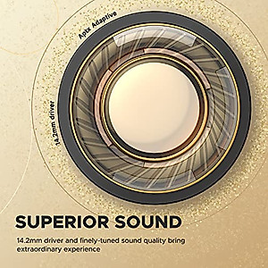 SoundPEATS Wireless Earbuds Air3 Deluxe Bluetooth 5.2 Earphones with QCC3040 aptX-Adaptive, TrueWireless Mirroring, 4 Microphones and CVC 8.0 for Clear Calls, 14.2mm Driver, Total 22Hrs, App Support