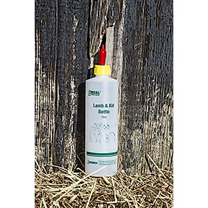 IDEAL 7004 Lamb & Kid Bottle 16oz w/Red Screw-On Teat