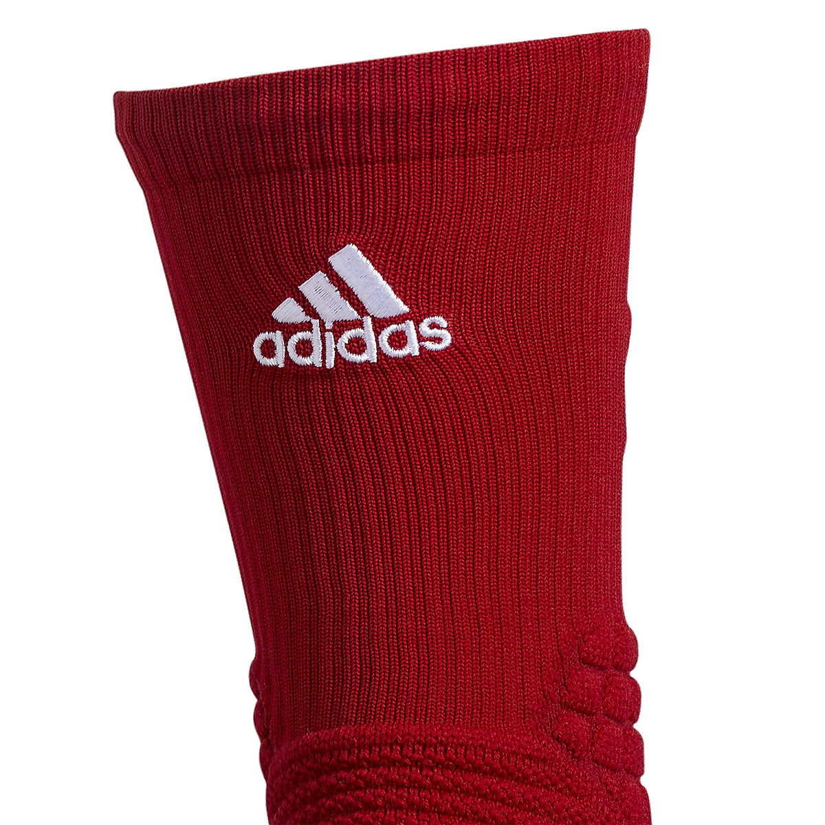 adidas Unisex Creator 365 Basketball Crew Socks (1-Pair), Power Red/White, Large