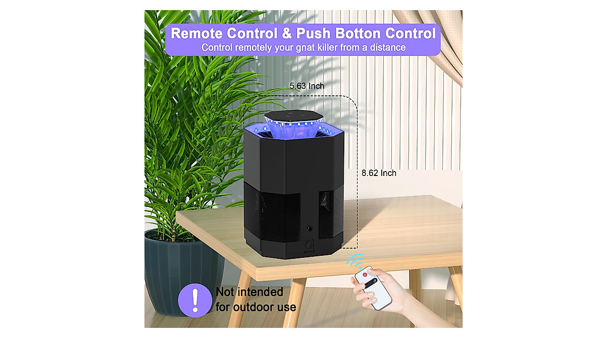 Effective Indoor Bug Zapper with Dual Blue Light