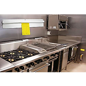 New Star 23862 Anodized Aluminum Slide Check Rack, 24-Inch, Silver