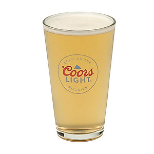 LORD'S ROCKS Coors Light 16oz Pint Glass - Set of 4 Authentically Licensed Compatible